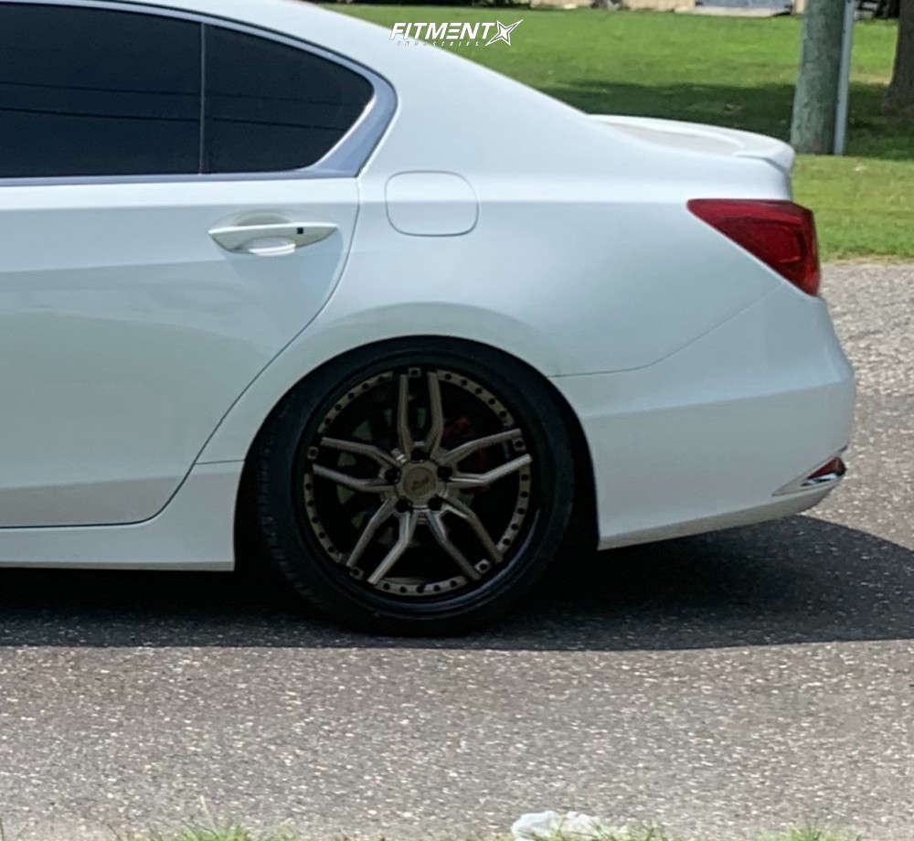 2015 Acura RLX Base with 20x9 Niche Methos and Nexen 245x35 on ...