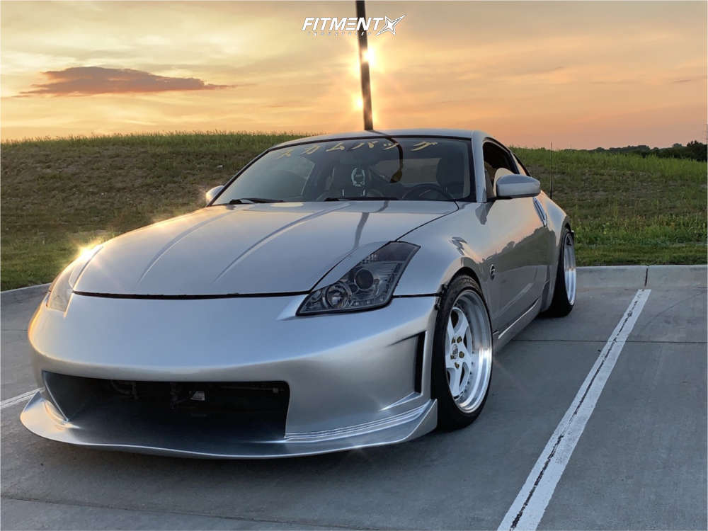 2004 Nissan 350Z Track with 18x9.5 ESR Sr02 and Continental 245x40 on ...