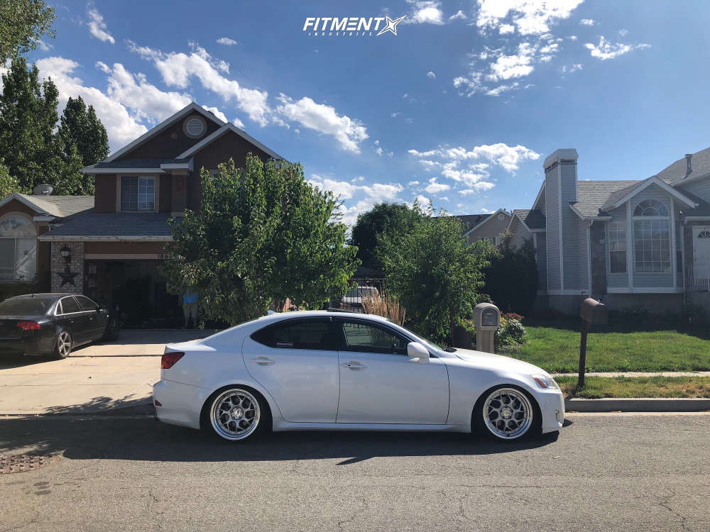 2007 Lexus IS250 Base with 18x9.5 Aodhan Ds01 and Federal 215x35 on ...