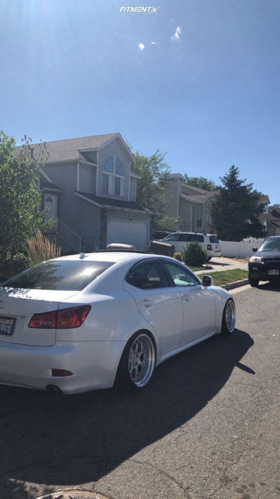 2007 Lexus IS250 Base with 18x9.5 Aodhan Ds01 and Federal 215x35 on ...