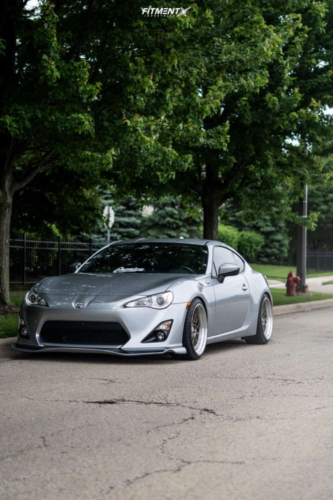 2015 Scion FR-S Base with 18x9.5 ESR Sr01 and Nankang 245x35 on ...