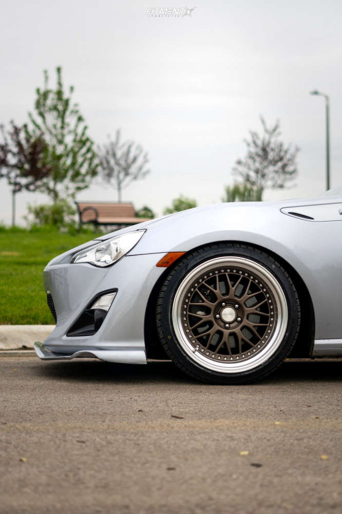 2015 Scion FR-S Base with 18x9.5 ESR Sr01 and Nankang 245x35 on Coilovers | 742793 | Fitment ...