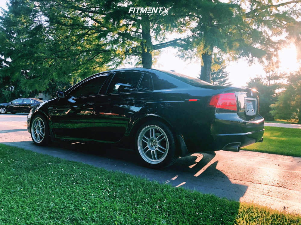 2004 Acura TL Base with 18x8.5 Enkei RPF1 and Road Hugger 235x40 on ...