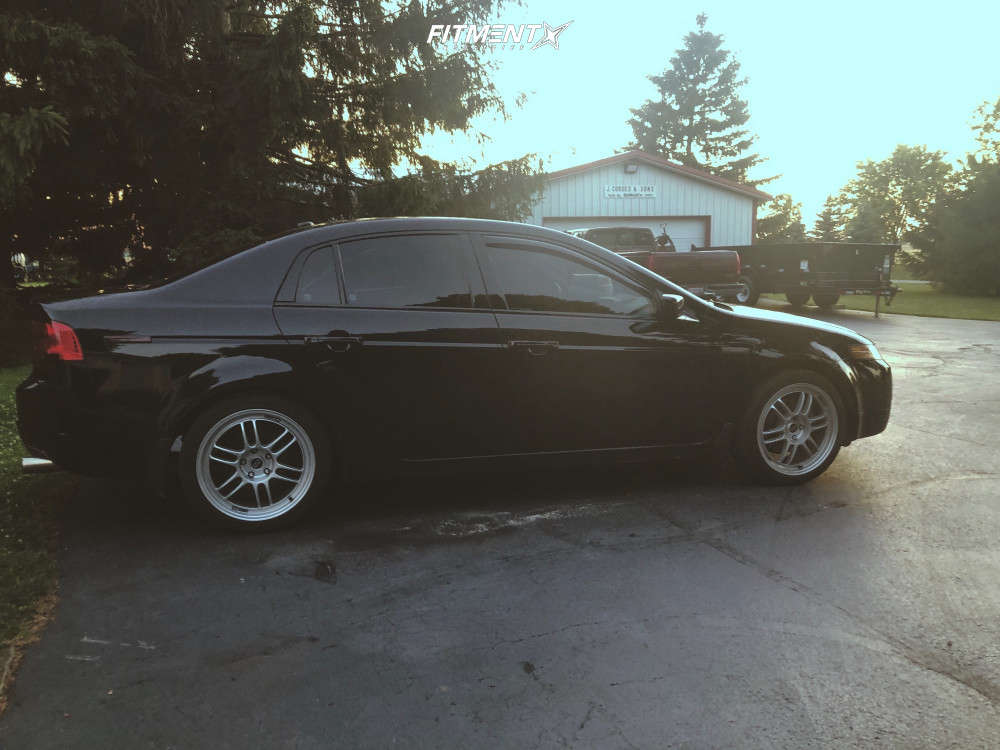 2004 Acura TL Base with 18x8.5 Enkei RPF1 and Road Hugger 235x40 on ...
