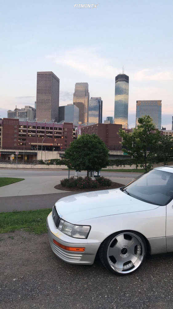 1992 Lexus LS400 Base with 19x9 Work Euroline and Federal 215x35 on ...