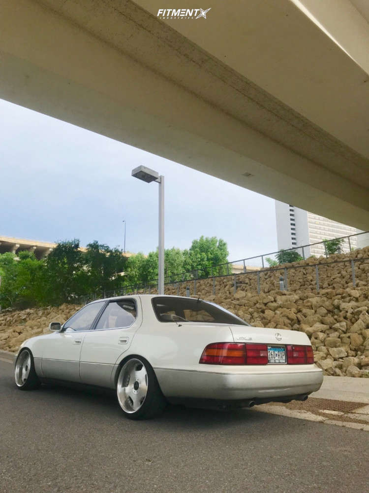 1992 Lexus LS400 Base with 19x9 Work Euroline and Federal 215x35 on ...