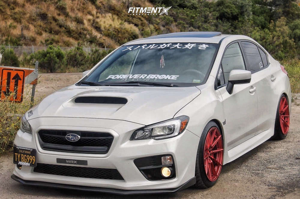 2017 Subaru WRX Limited with 18x9.5 XXR 567 and Federal 225x40 on ...