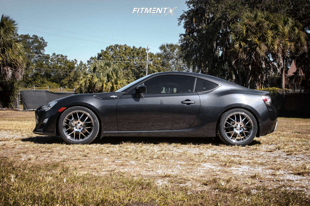 2015 Scion FR-S Base with 18x7.5 HD Msr and Falken 215x40 on Stock Suspension | 743116 | Fitment ...
