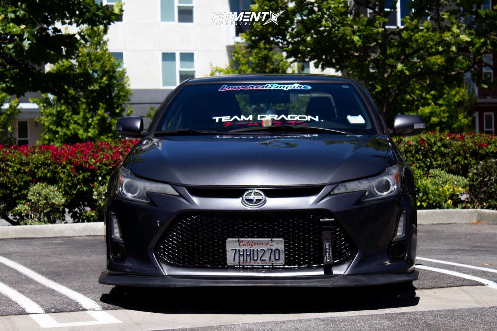 2014 Scion TC Base with 18x9.5 XXR 570 and Nexen 225x40 on Coilovers ...