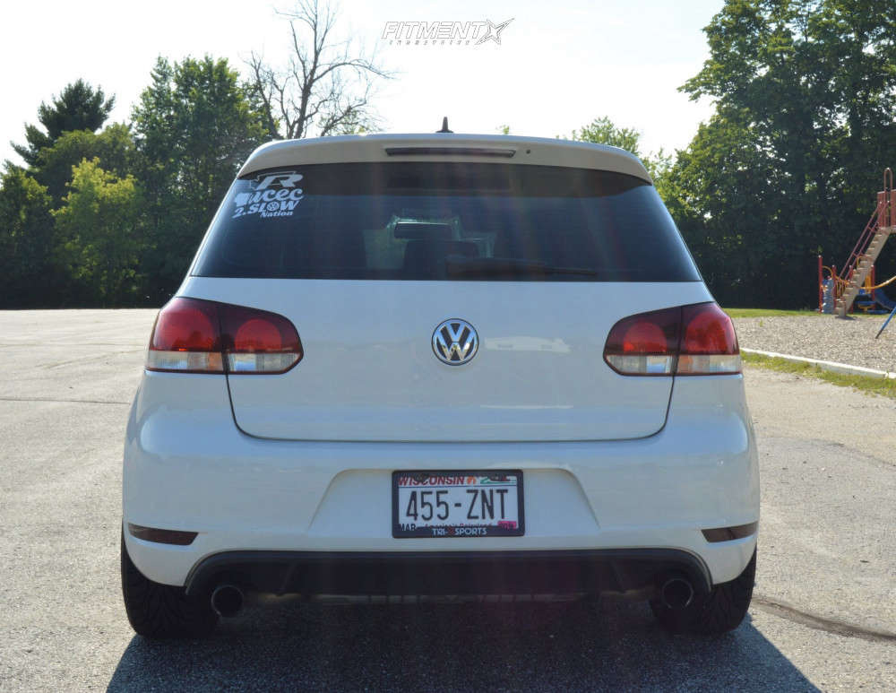 2013 Volkswagen GTI Base with 18x8.5 Rotiform Blq and Federal 215x40 on ...