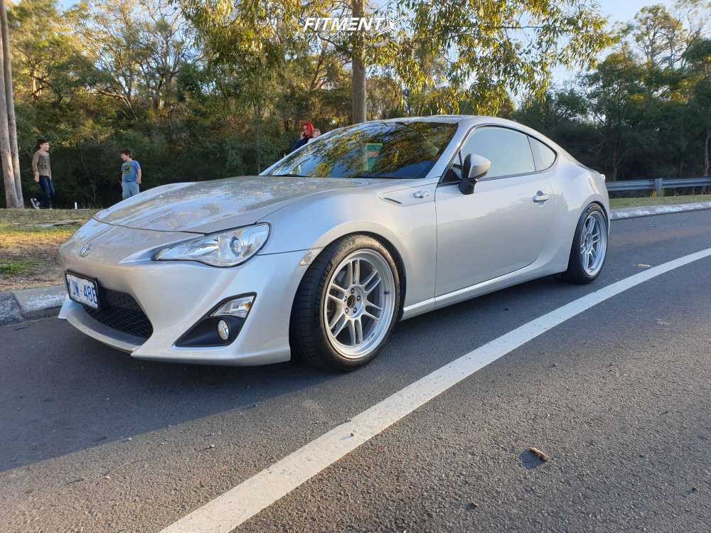 2014 Toyota 86 Base with 18x9.5 Enkei RPF1 and Michelin 245x40 on ...