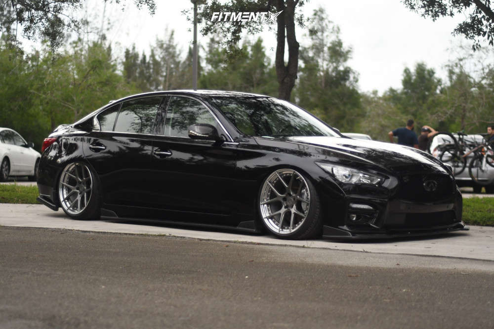 2014 INFINITI Q50 Sport with 20x9.5 BC Forged Sc02 and Delinte 235x20 ...