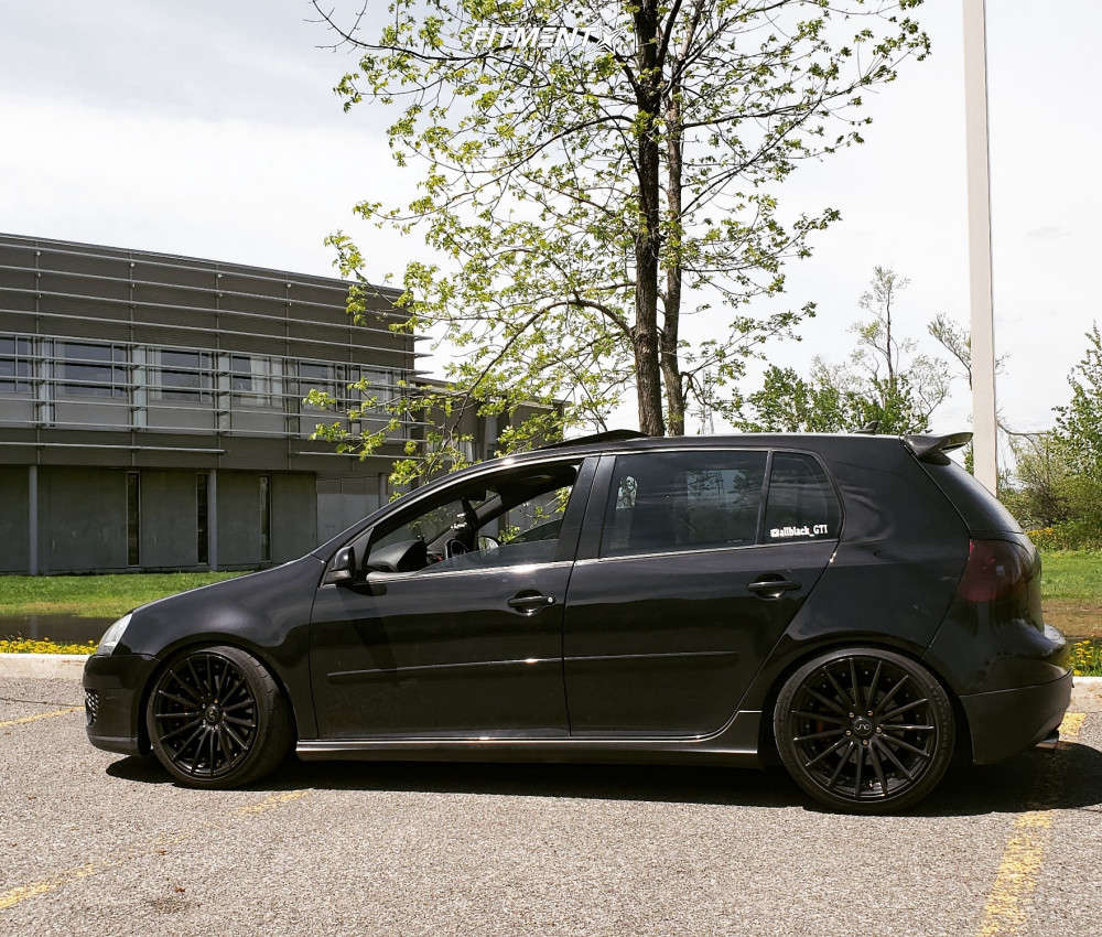 2008 Volkswagen GTI Base with 18x8.5 JNC Jnc042 and Firestone 225x40 on ...