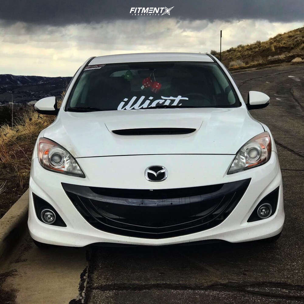 2012 Mazda MazdaSpeed3 Base with 16x9.5 Rotiform Ccv and Goodyear ...
