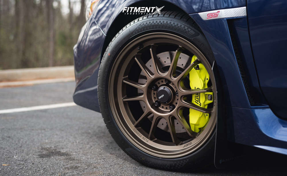 2019 Subaru WRX STI Base with 18x8.5 Konig Hypergram and Nankang 245x40 ...