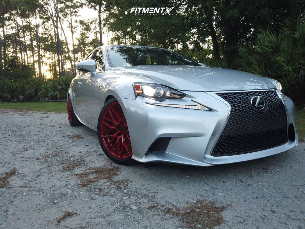 2014 Lexus IS250 F Sport with 18x8.5 F1R F103 and Firestone 225x40 on ...