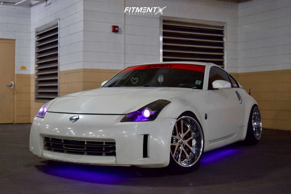 2008 Nissan 350Z Base with 19x11 Weds Lxz and Federal 245x40 on ...
