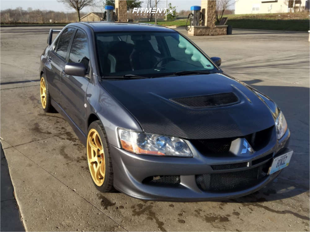 2005 Mitsubishi Lancer Evolution MR with 18x8 Advan Racing RGII and ...