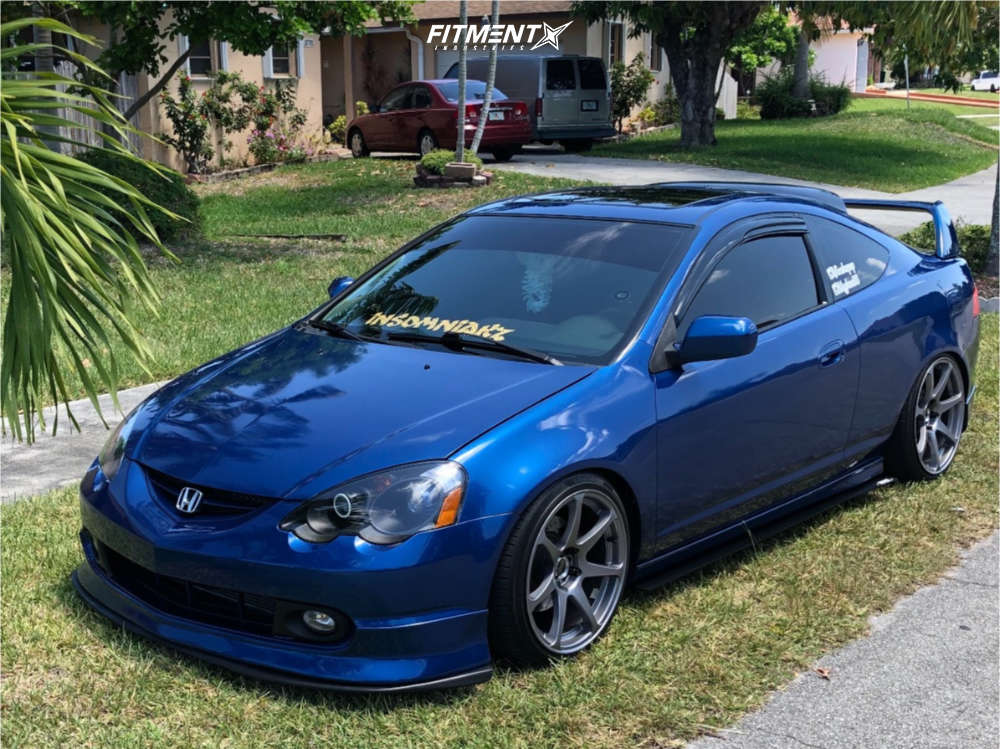 2002 Acura RSX Type-S with 18x9.5 MB Wheels Battles and Lexani 225x45 ...