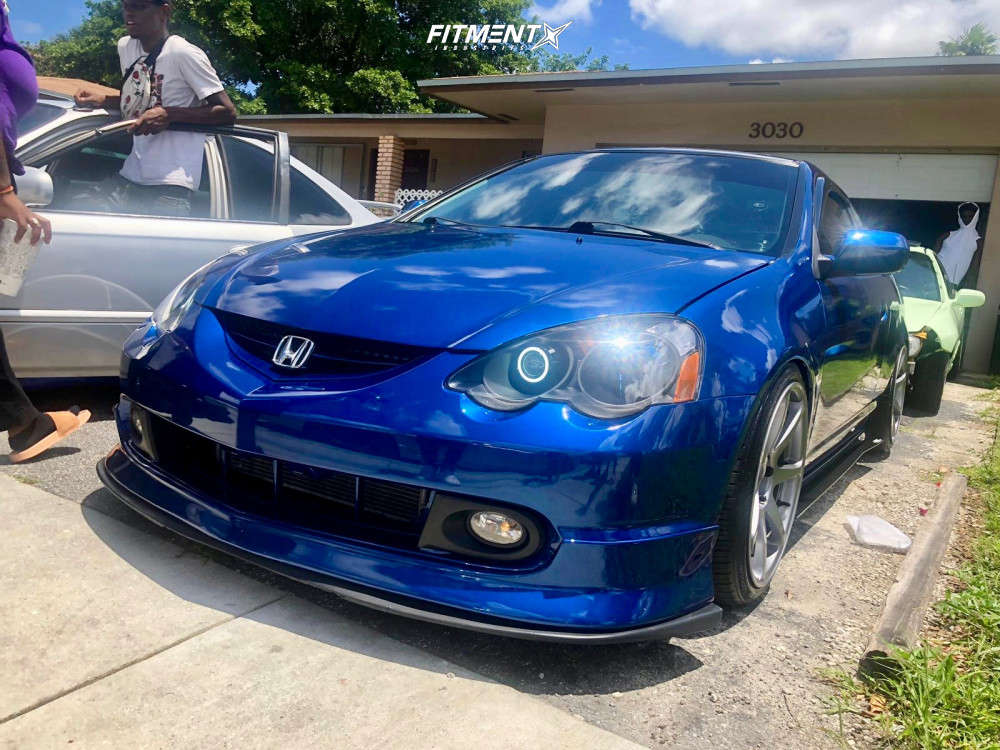 2002 Acura RSX Type-S with 18x9.5 MB Wheels Battles and Lexani 225x45 ...