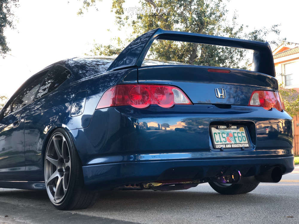 2002 Acura RSX Type-S with 18x9.5 MB Wheels Battles and Lexani 225x45 ...
