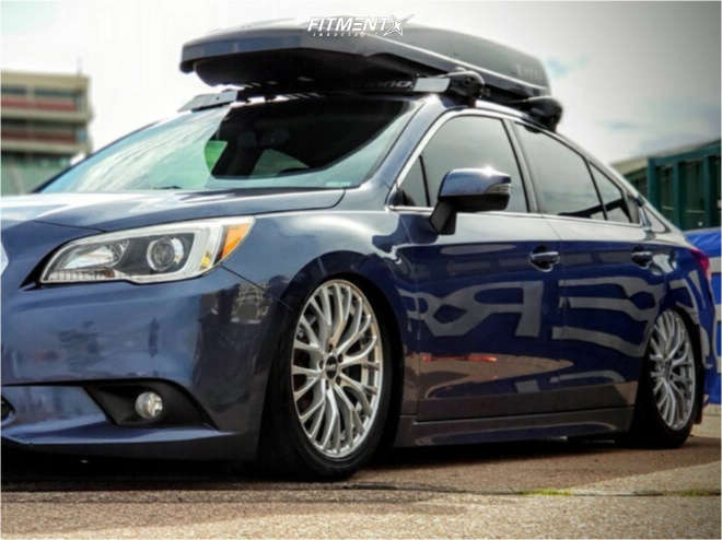 2015 Subaru Legacy 3.6R Limited with 19x8.5 Advanti Racing Fastoso and ...