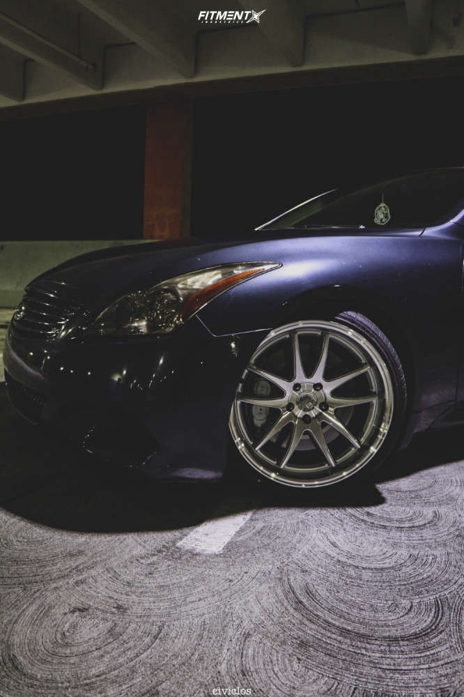 2008 INFINITI G37 Sport with 19x9.5 Aodhan DS02 and Leao 235x35 on ...