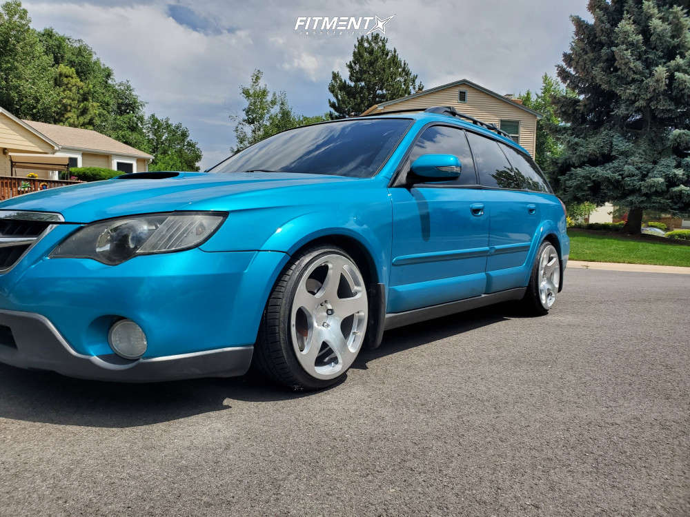 2008 Subaru Outback 2.5 XT with 18x9.5 Rotiform Nue and Nankang 215x35 ...