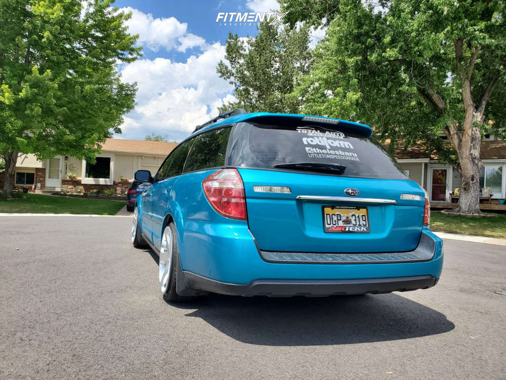 2008 Subaru Outback 2.5 XT with 18x9.5 Rotiform Nue and Nankang 215x35 ...