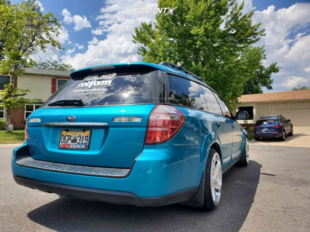 2008 Subaru Outback 2.5 XT with 18x9.5 Rotiform Nue and Nankang 215x35 ...