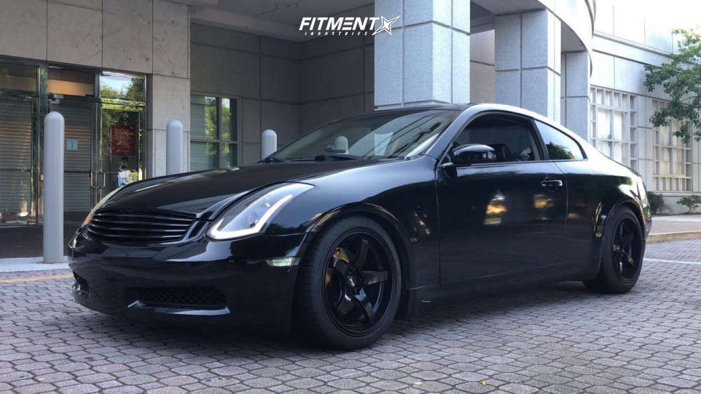 2004 INFINITI G35 Rwd 2dr Coupe w/Leather (3.5L 6cyl 6M) with 18x8.5 ...