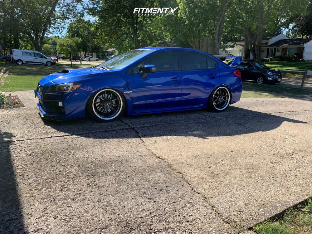 2015 Subaru WRX STI Base with 19x9.5 Option Lab S718 and Yokohama ...
