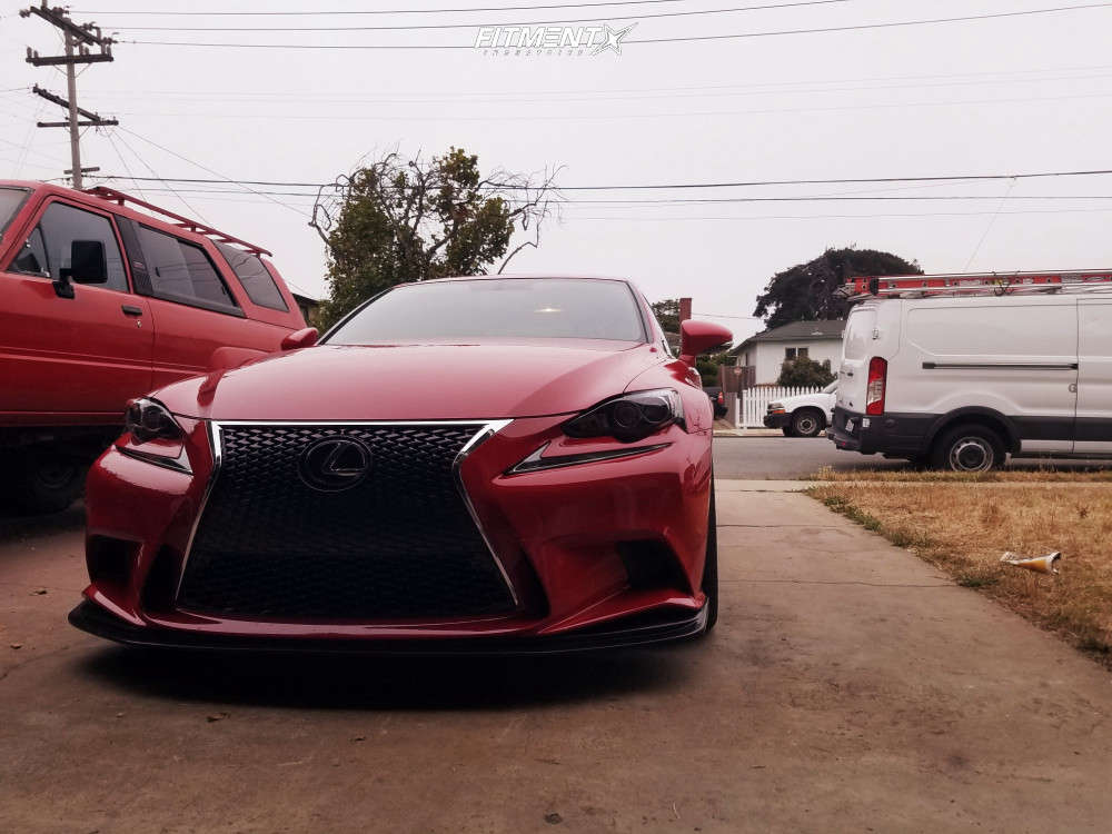 2016 Lexus IS200t F Sport with 19x8.5 Rohana RC10 and Continental ...