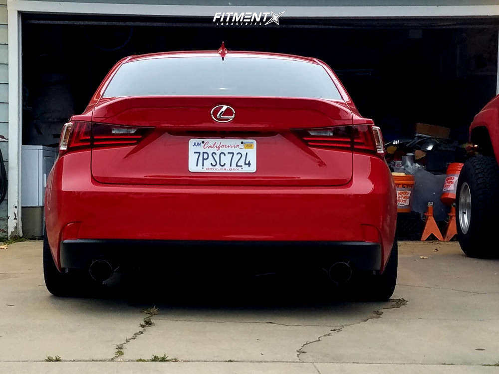 2016 Lexus IS200t F Sport with 19x8.5 Rohana RC10 and Continental ...