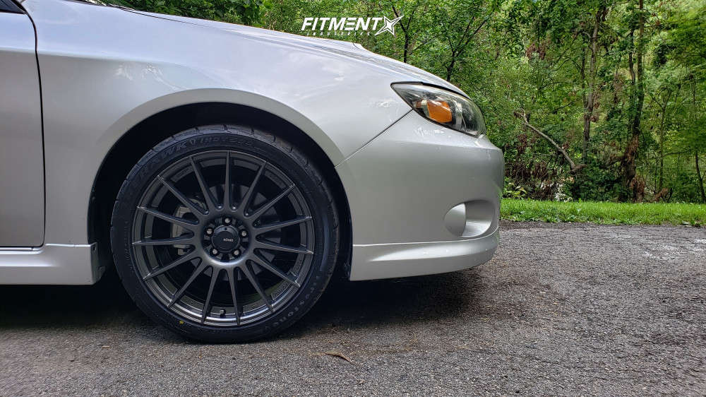 2009 Subaru WRX WRX with 18x8 Konig Rennform and Firestone 225x40 on ...