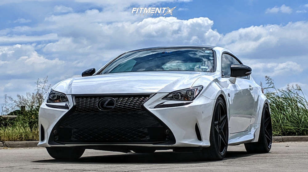 2016 Lexus RC350 F Sport with 20x9 Blaque Diamond Bd-8 and Nitto 255x35 ...