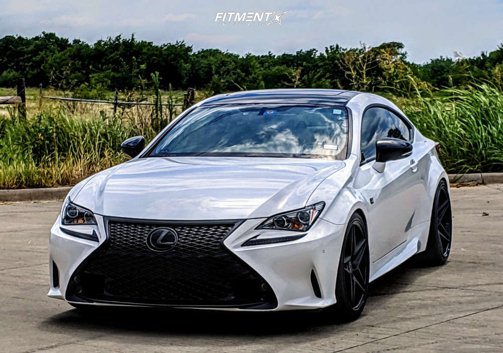 2016 Lexus RC350 F Sport with 20x9 Blaque Diamond Bd-8 and Nitto 255x35 ...