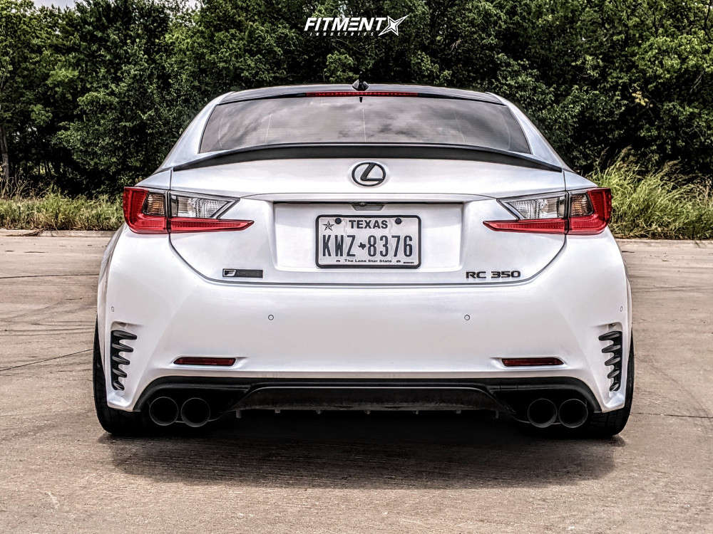 2016 Lexus RC350 F Sport with 20x9 Blaque Diamond Bd-8 and Nitto 255x35 ...