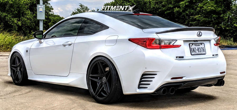 2016 Lexus RC350 F Sport with 20x9 Blaque Diamond Bd-8 and Nitto 255x35 ...