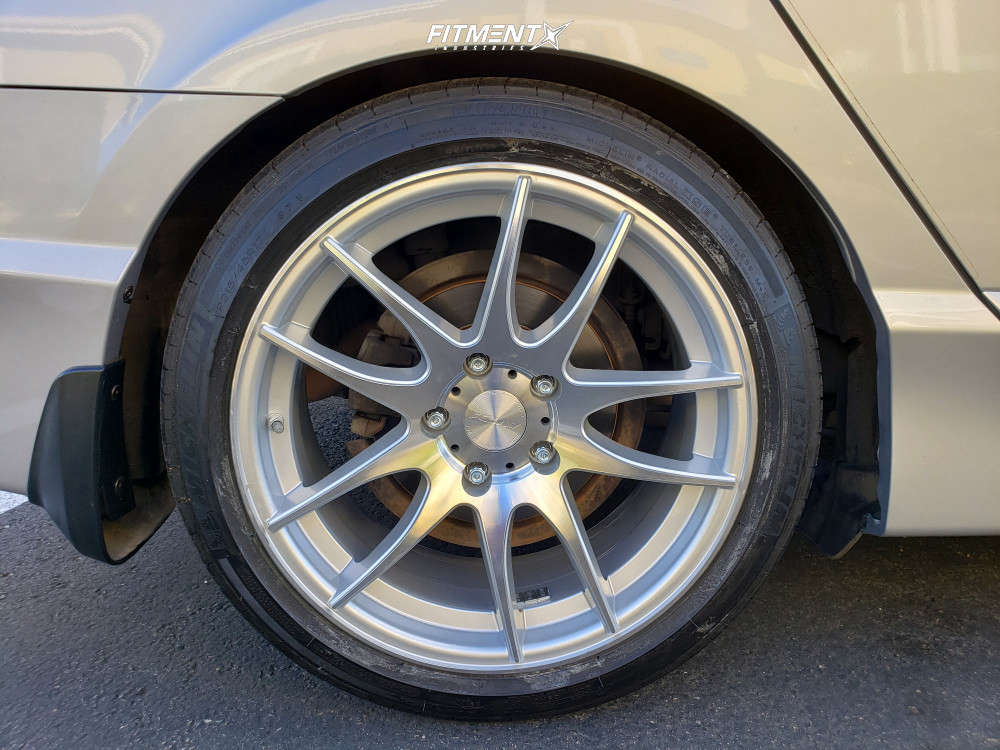 2009 Honda Civic Si with 17x8 AVID1 AV32 and Michelin 215x45 on ...