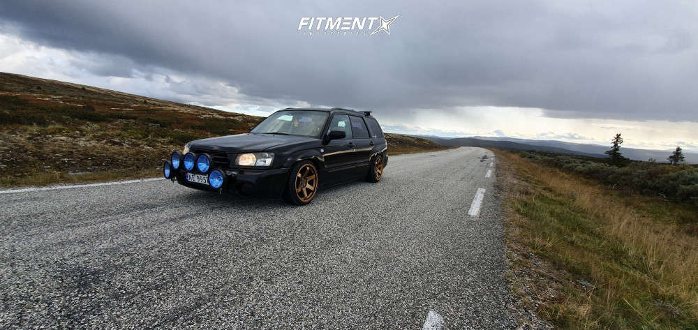 2004 Subaru Forester X with 18x9.5 Rota Grid and Toyo Tires 215x40 on ...