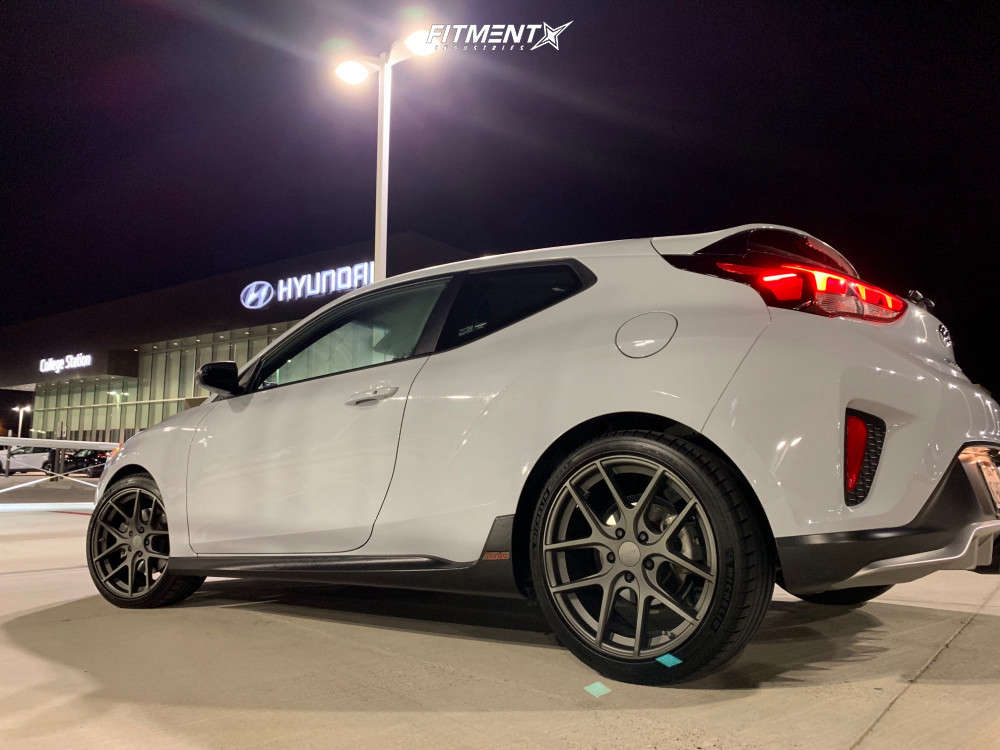 2019 Hyundai Veloster Turbo R-Spec with 18x8 TSW Geneva and Michelin ...