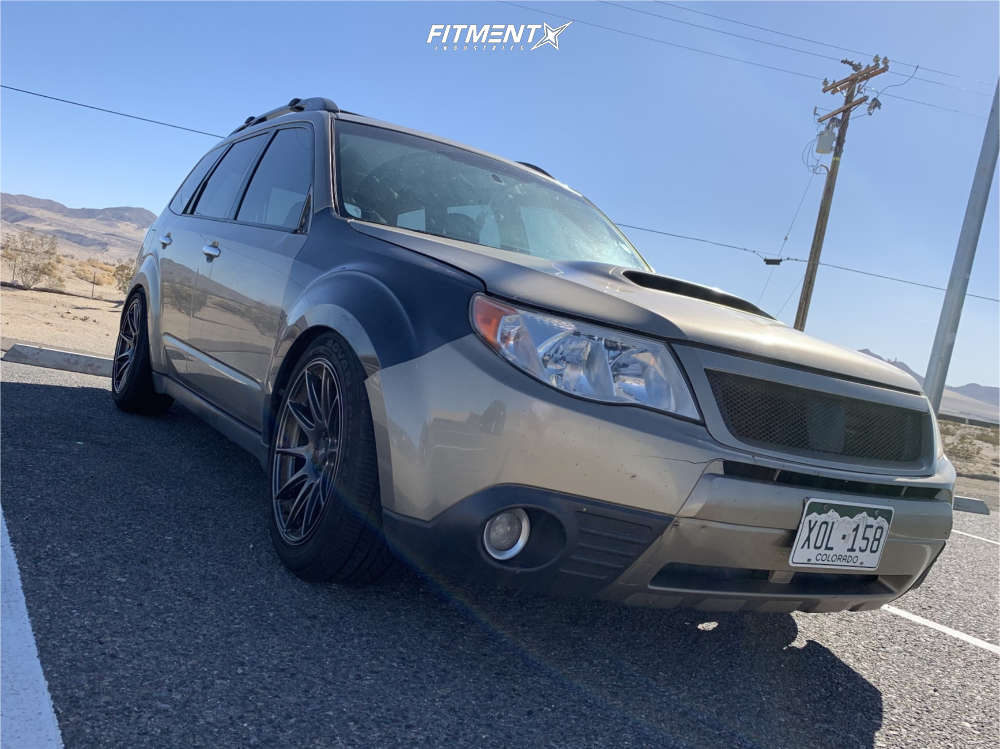 2009 Subaru Forester XT Limited with 18x8.75 XXR 527 and Yokohama ...