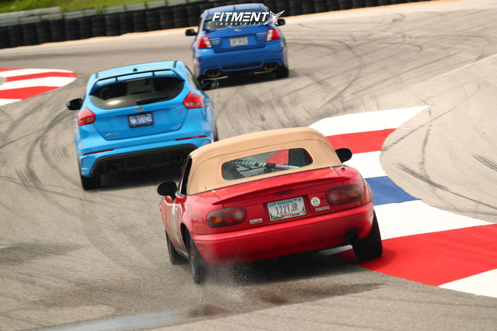 1997 Mazda Miata Base with 15x6.5 Konig Helium and Continental 205x50 ...