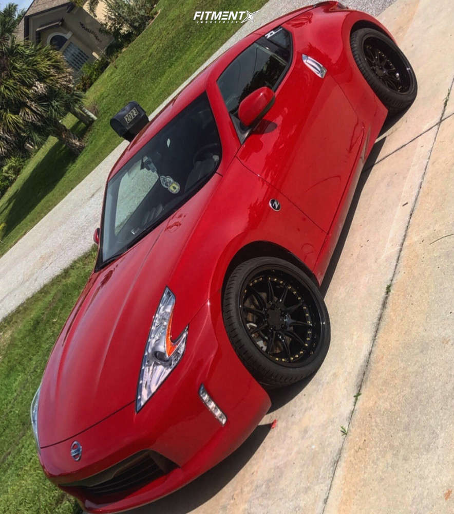 2016 Nissan 370Z Base with 19x9.5 Aodhan Ds07 and Hankook 265x30 on ...