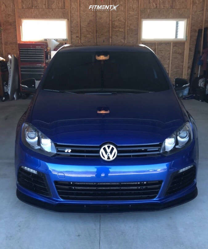 2012 Volkswagen Golf R Base with 18x9.5 WatercooledIND Lp1 and Nitto ...