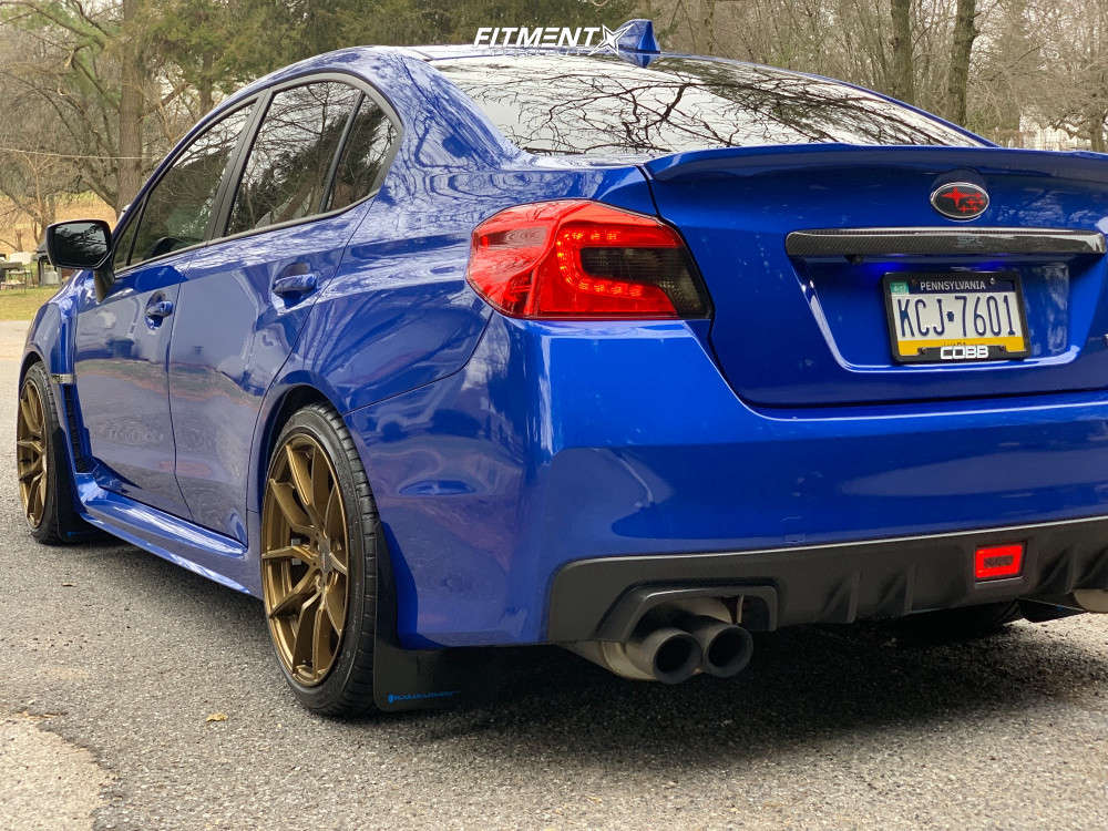 2016 Subaru WRX Base with 18x9.5 Option Lab R716 and Sumitomo 255x35 on ...