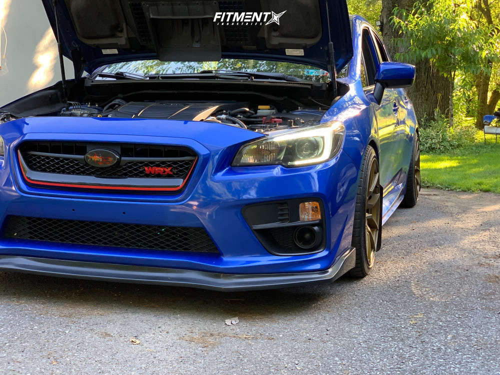 2016 Subaru WRX Base with 18x9.5 Option Lab R716 and Sumitomo 255x35 on ...