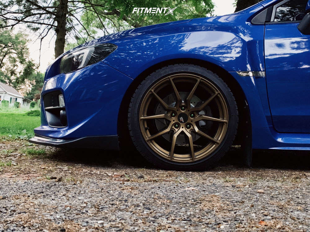 2016 Subaru WRX Base with 18x9.5 Option Lab R716 and Sumitomo 255x35 on ...
