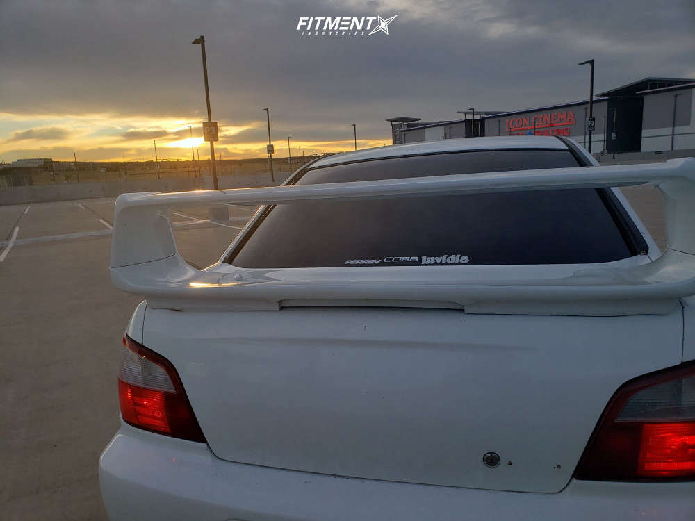 2002 Subaru WRX WRX with 17x7 Revolution Racing Rr16 and Lionhart 225x45 on Lowering Springs ...